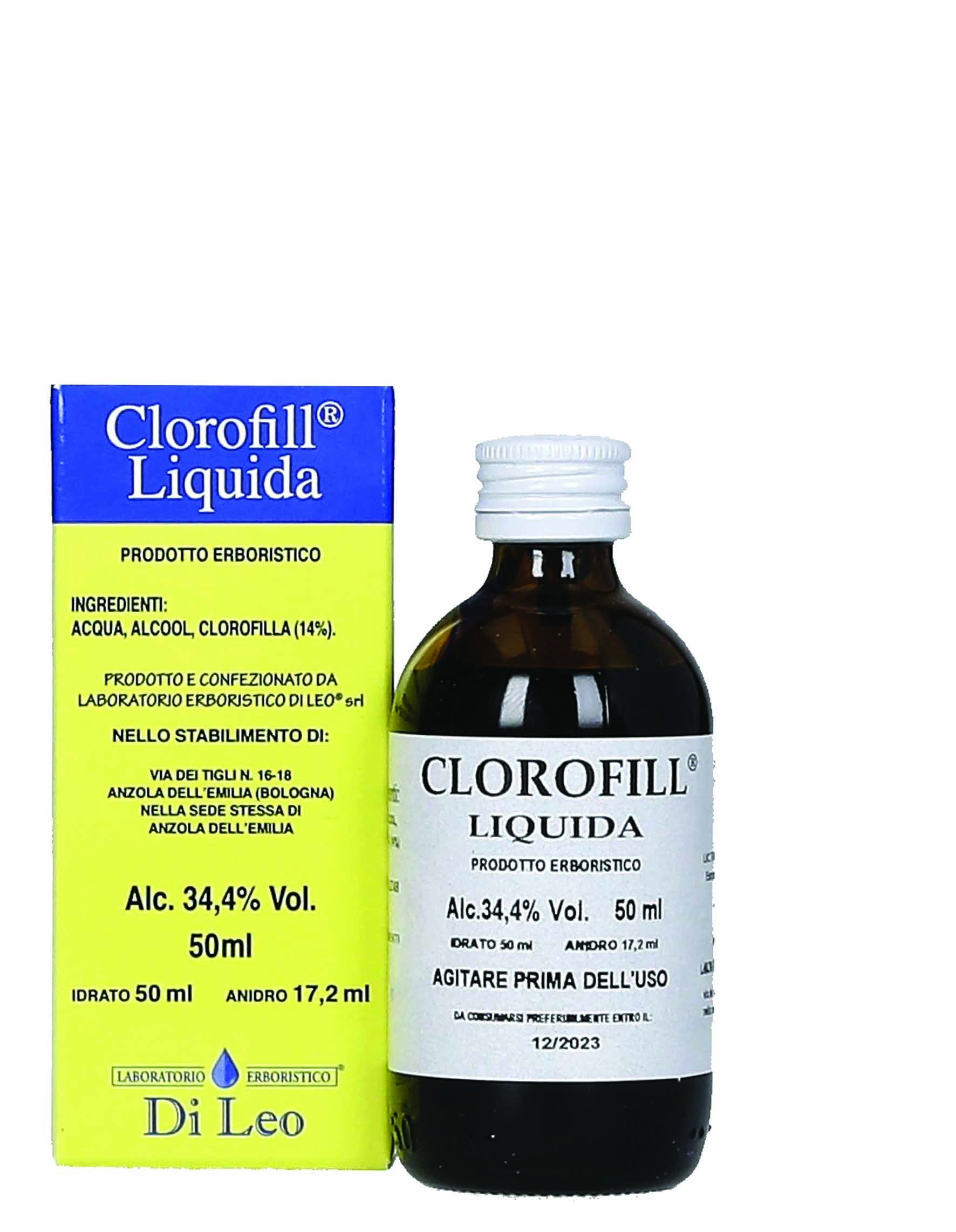 Clorofill® (chlorophyll) Liquid – 50 ml – ACCADEMIA IPPOCRATE srl